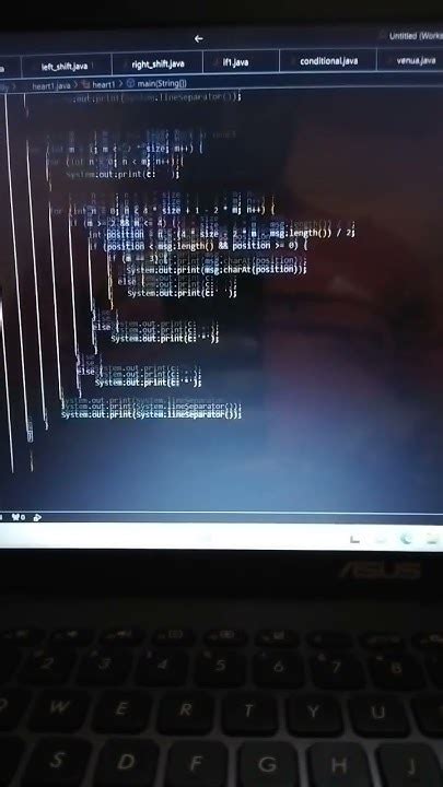 I Love You Print In Java Code Heart Iloveyou Java Code Youtube