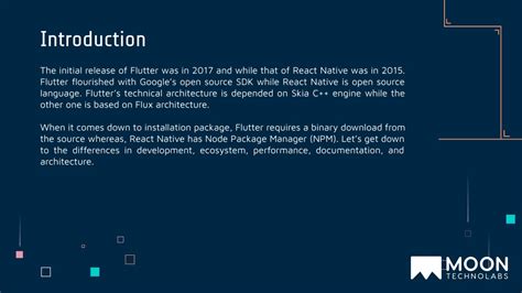ppt react native vs flutter a detailed analysis powerpoint