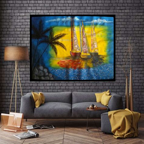 Абстрактна картина нарисувана с акрилни бои Крокодил бг