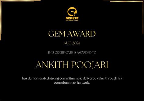 ankith poojari on linkedin grateful teamwork gemaward