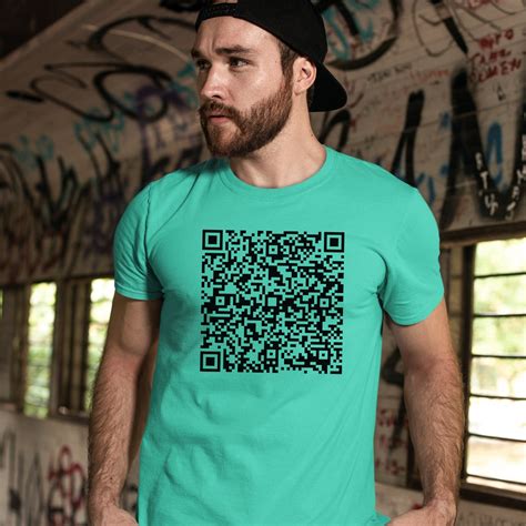 Custom Qr Code T Shirt Funny Saying Shirt Custom Qr Code Tee