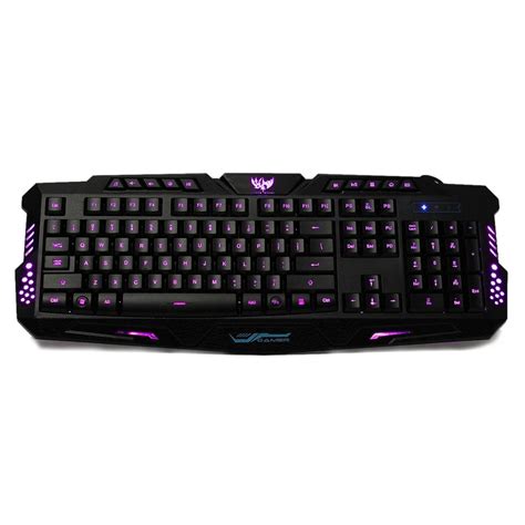 Gaming Gamer Us Keyboard Illuminated With Led Illumination3colors