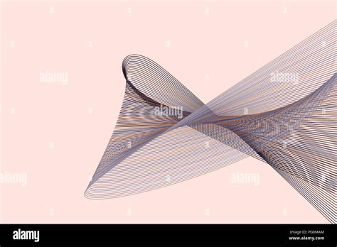Geometric Conceptual Background Line And Curve Pattern For Design Vector