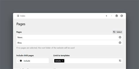 Index Block Kirby Cms Plugins