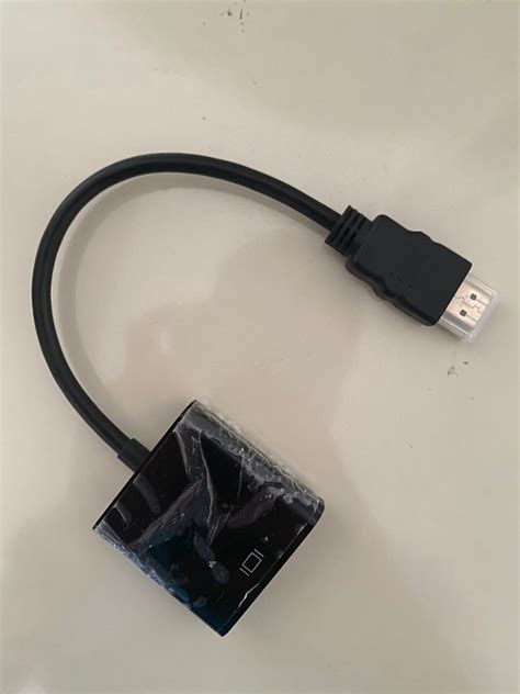 VGA To HDMI Adapter Computers Tech Parts Accessories Cables