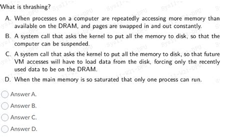 Solved Sysl Sysin Sysid Sys A When Processes On A Cor Dare
