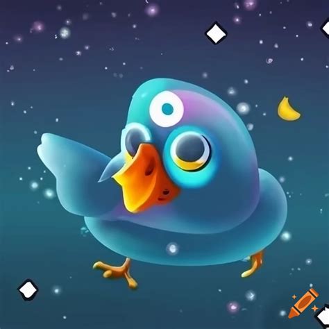 Kurzgesagt Duck In Space On Craiyon