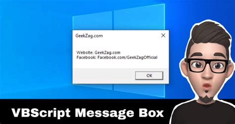 VBScript Message Box Function 3 Steps Only To Create GeekZag