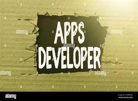 Conceptual Display Apps Developer Conceptual Photo Graphic Artist Software Programmer And