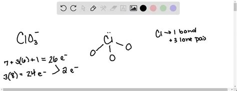 Solved Clo3âˆ Draw The Molecule By Placing Atoms On The Grid And Connecting Them With Bonds