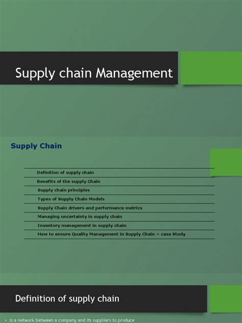 Supply Chain 2 Pdf Supply Chain Inventory