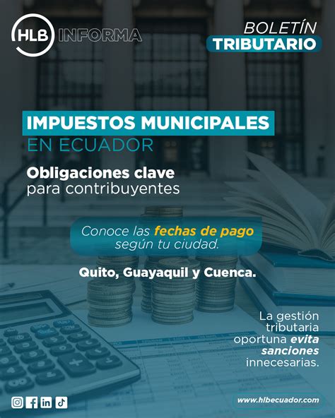 Impuestos Municipales En Ecuador Obligaciones Clave Para