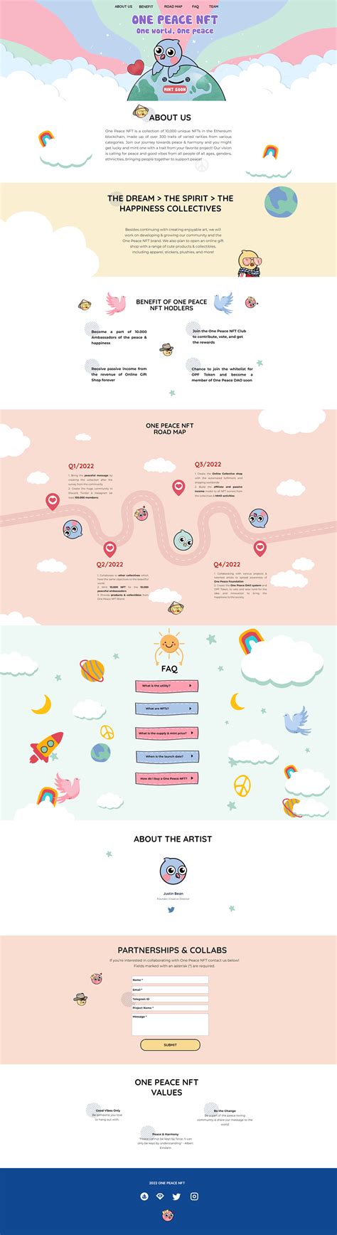 NFT Landing Page UI Design On Behance NFT Landing Page UI Design On Behance