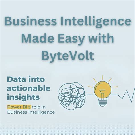 How Power Bi Can Transform Data Into Actionable Insights Bytevolt