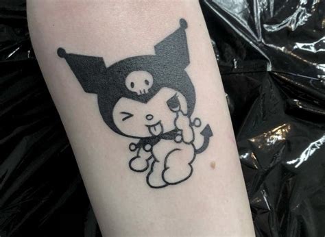 Kuromi Tattoo Simple Minimalist Design Ideas For Modern Ink