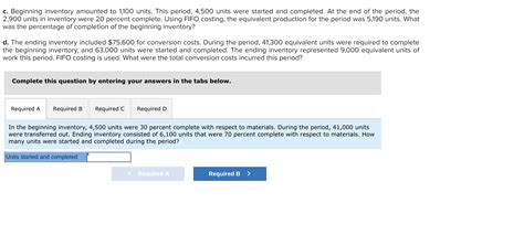 Solved For Each Of The Following Independent Cases Use FIFO Chegg Com
