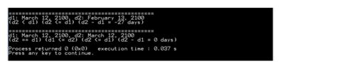 solved your program should implement the following 1 date