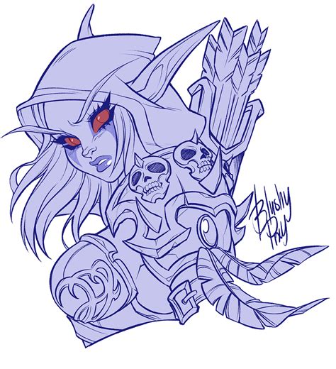 Sylvanas Windrunner Warcraft And 1 More Drawn By Blushyspicy Danbooru