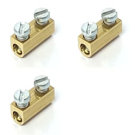 2 Way Electrical Inline Switch Mini Earthing Terminal Block X3 £279 Picclick Uk