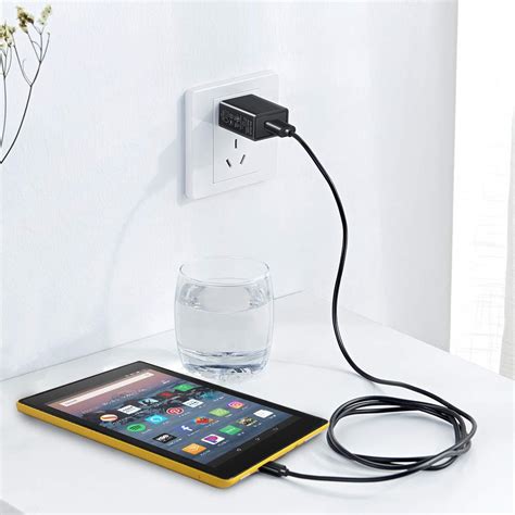 Buy W Fast Charger Ft Extra Long Micro Usb Cable For Charging Fire Hd St Th