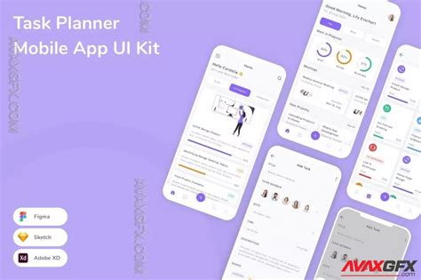 Task Planner Mobile App Ui Kit