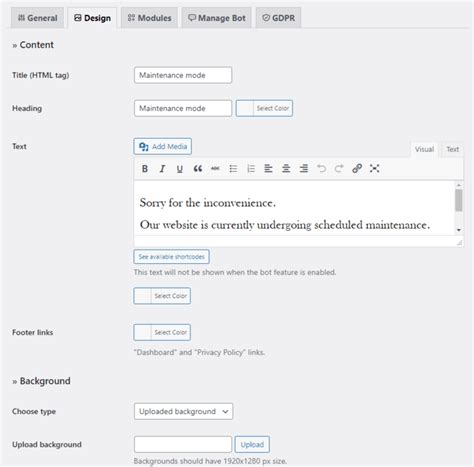 How To Put Your Wordpress Site In Maintenance Mode