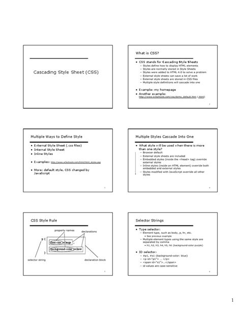 Css In Practice Printable Pdf Cascading Style Sheets Typefaces