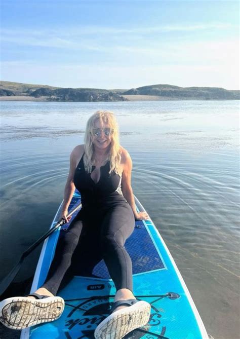 Carol Vorderman Is An Absolute Goddess In Daring Plunging Swimsuit Wow Hello