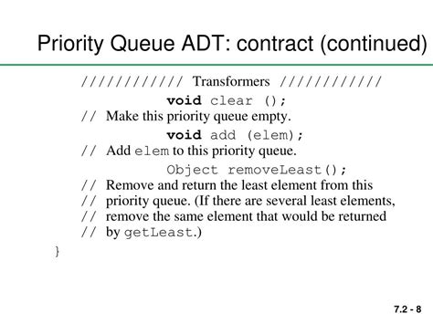 Ppt 72 Priority Queue Adts Powerpoint Presentation Free Download