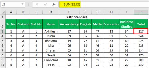 Marksheet In Excel How To Make Marksheet In Excel Format