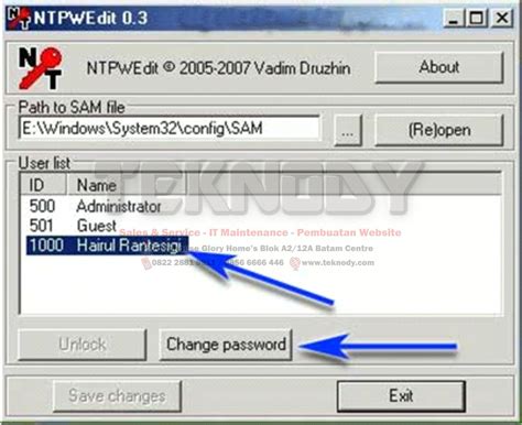 Cara Reset Password Windows 7 Menggunakan Hiren Boot Cd 152 Websiteku99
