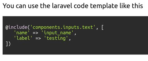 Markdown Show Blade Code Snippet Inside A Laravel Blade View Stack