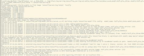 3在centos上使用docker 部署tensorflowmodelservercentos Tensorflow Serving
