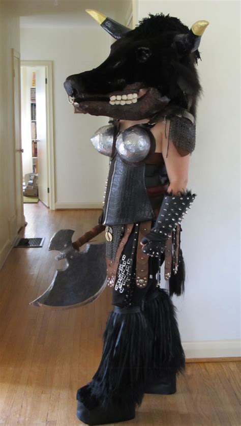 The Ghost Of Halloweens Past Minotaur Costume Almost Complete