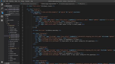 Angular Checkout Page Component