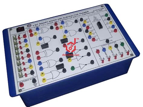 binary adder and subtractor trainer 4 bit