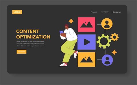 Premium Vector Digital Strategy Flat Vector Illustration