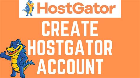 How To Create An Account With Hostgator Hostgator Tutorial Youtube