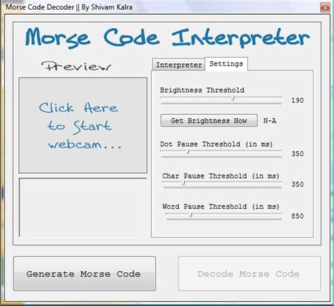 Computer Vision Decoding A Morse Code Flashing Led Codeproject
