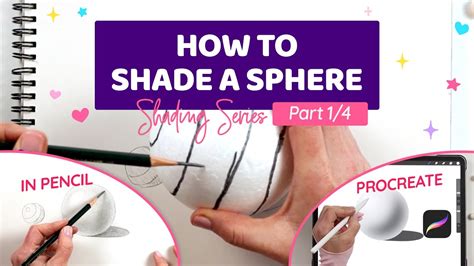How To Shade A Sphere Step By Step Tutorial For Beginners With Pencil And In Procreate Part 1 4