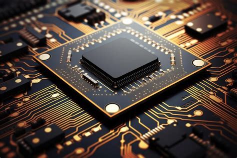 Premium Ai Image Motherboard With Integrated Microchip