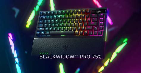 Razer Blackwidow V4 Pro 75 무선 핫스왑 게이밍 키보드 Razer 대한민국