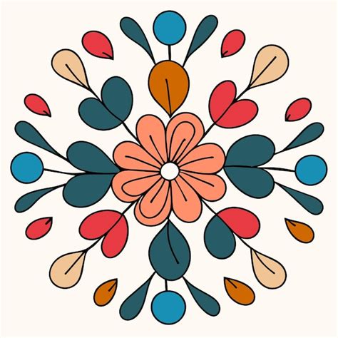 Premium Vector Artistic Floral Edge On Clean White Canvas