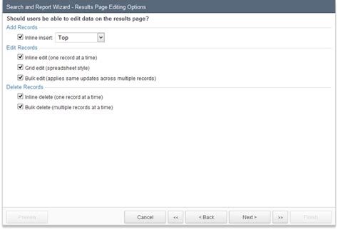 Data Editing Options In Reports Caspio Online Help
