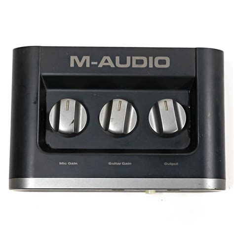 M Audio Fast Track II Avid USB Recording Studio Interface Reverb