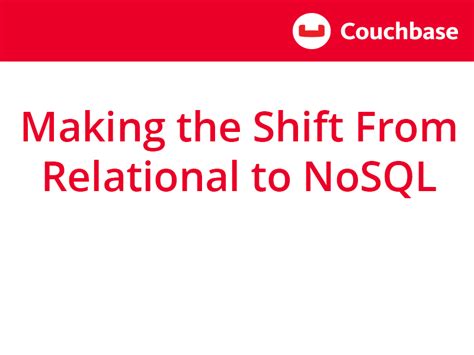 Making The Shift From Relational To Nosql 2015 Edition Dzone Whitepaper