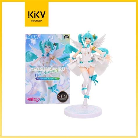 Promo Kkv Sega Action Figure Hatsune Miku 15th Anniversary Bahan Pvc