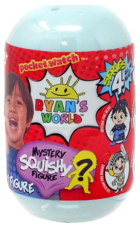 Ryans World Series 4 Squishy Mystery Toy Figures Pack