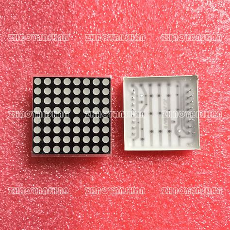 10pcs X Led Dot Matrix Display 8x8 3mm 32 32mm Blu Vicedeal