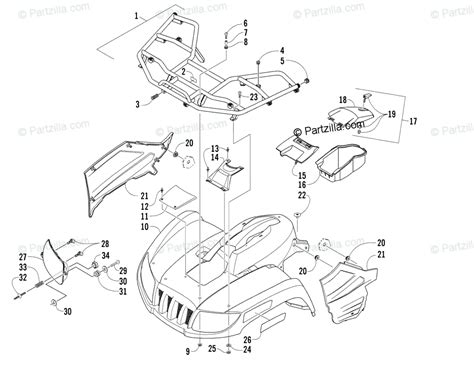 2007 Arctic Cat 400 Parts Diagram